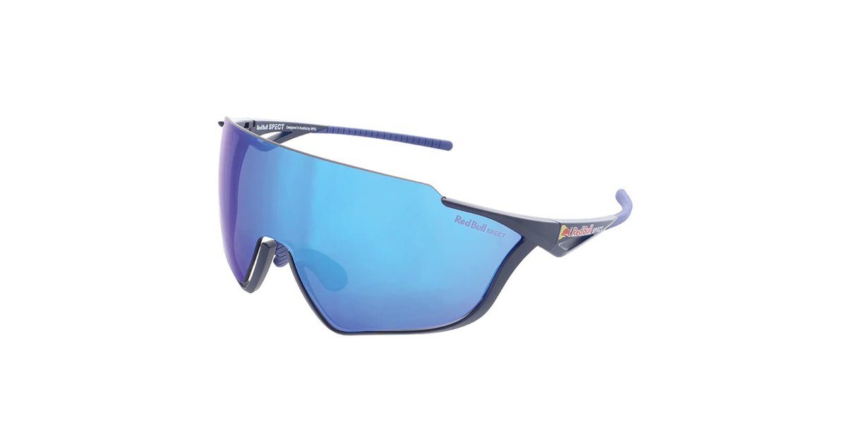 Red Bull Spect Eyewear Pace Matt Blue Smoke with Blue Mirror