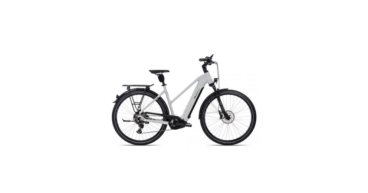 2r Manufaktur ELX 11 Trapez grey mattpurpurblack 56 cm E-Trekkingräder