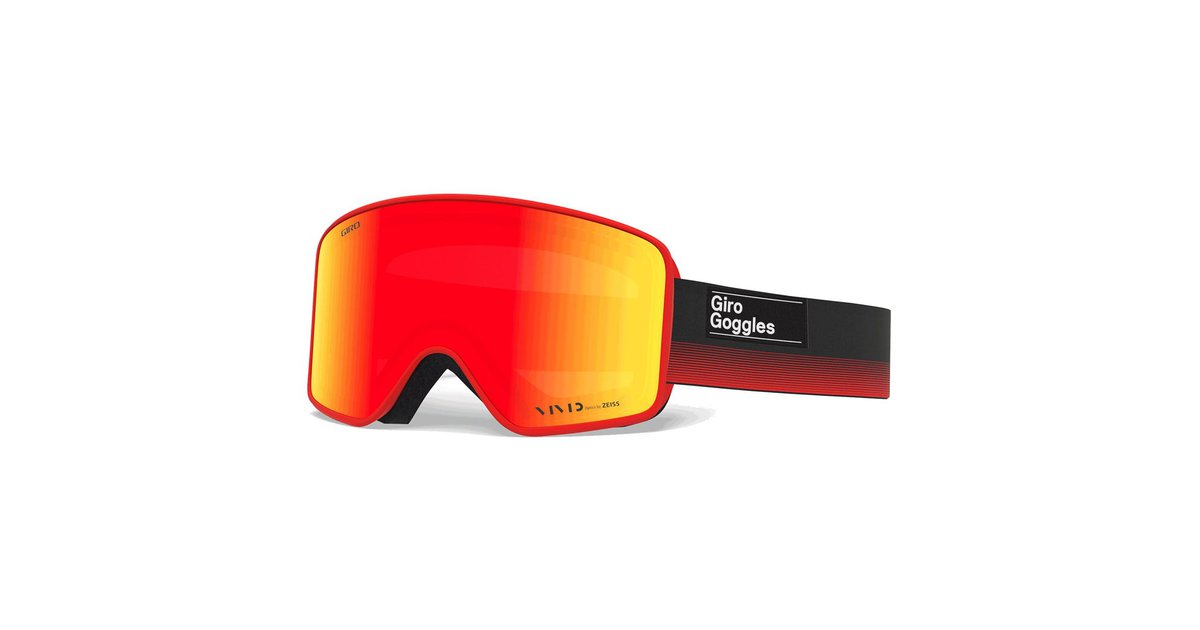Giro Method Goggle Black Red Label Vivid Ember