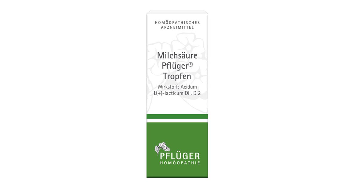 Pflüger Milchsäure Pflüger® Tropfen