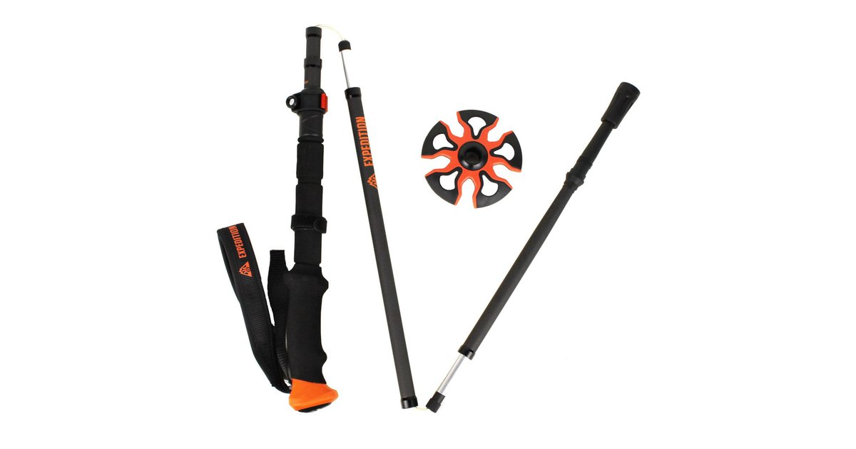 Union Carbon Touring Poles Orange