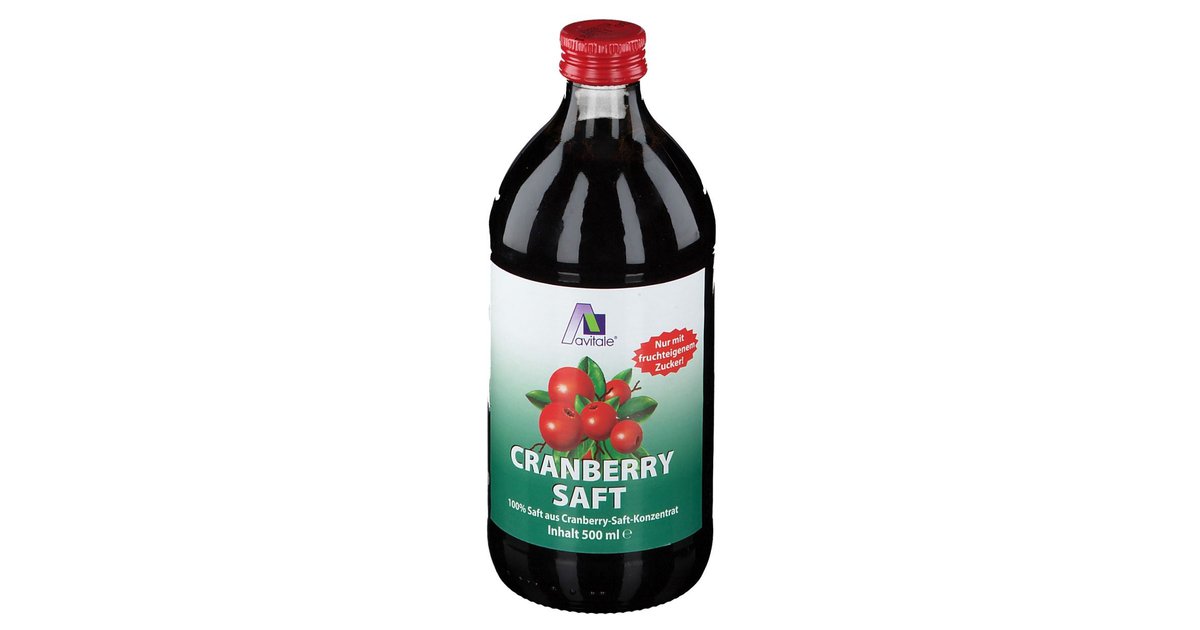 Avitale Cranberry Saft 100% Frucht