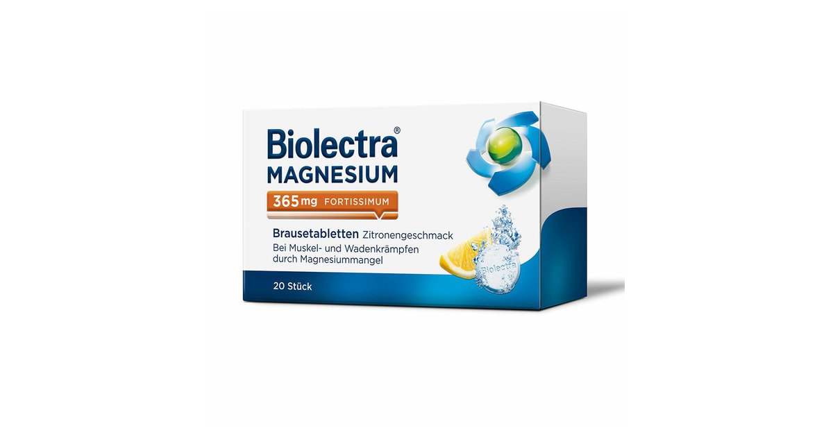Biolectra Biolectra® Magnesium 365 mg fortissimum Brausetabletten Zitrone