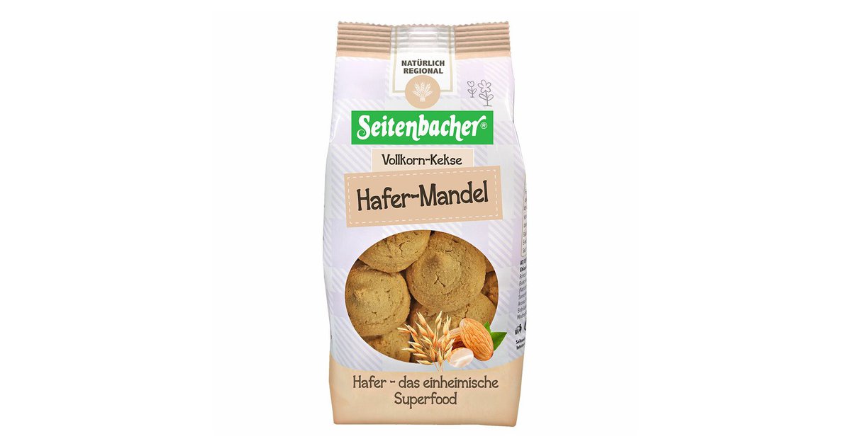 Seitenbacher Seitenbacher® Vollkorn Kekse Hafer Mandel