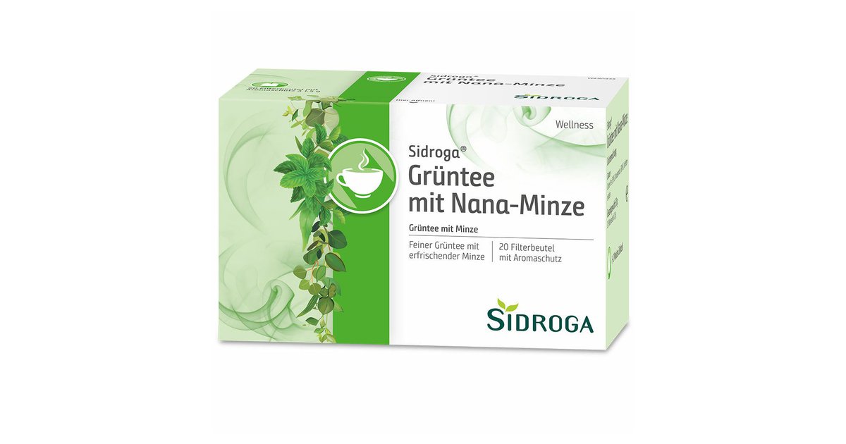 Sidroga Sidroga® Wellness Grüntee mit Nana-Minze