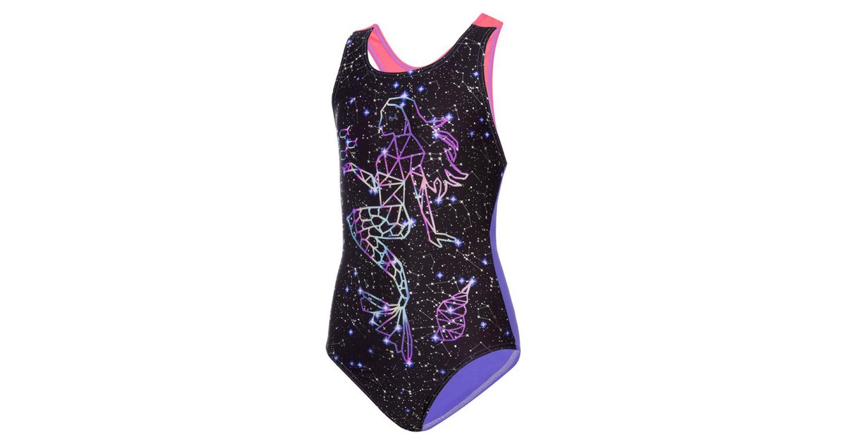 Maru Lyra Ecotech Sparkle Rave Back Badeanzug Mädchen - Einteiler
