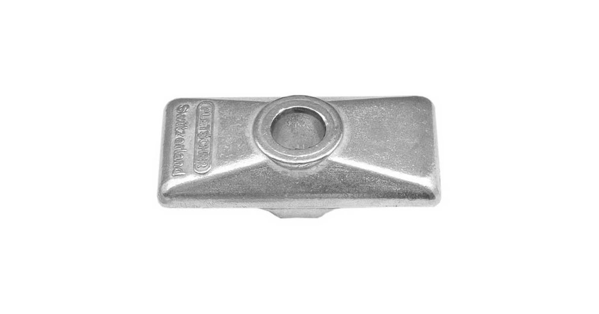 Pletscher Esge F7 Fixation Plate Silber