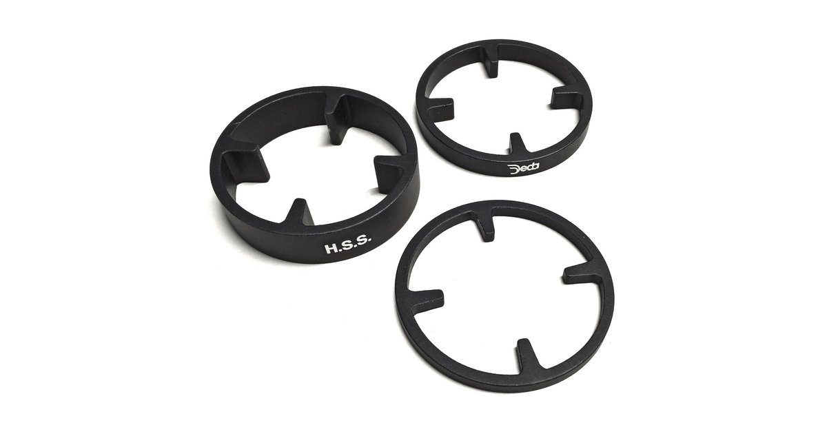 Deda HSS 50 Alloy Spacers 3pk - Spacer für Steuersätze