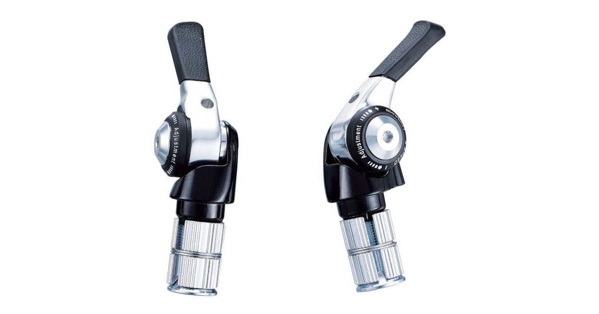 Microshift R8 Lenkerschalthebel-Set (2x8-fach) - Black