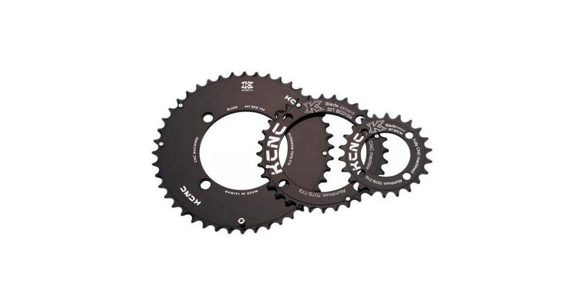 Kcnc Blade Small Logo 94 Bcd Chainring Schwarz 42t