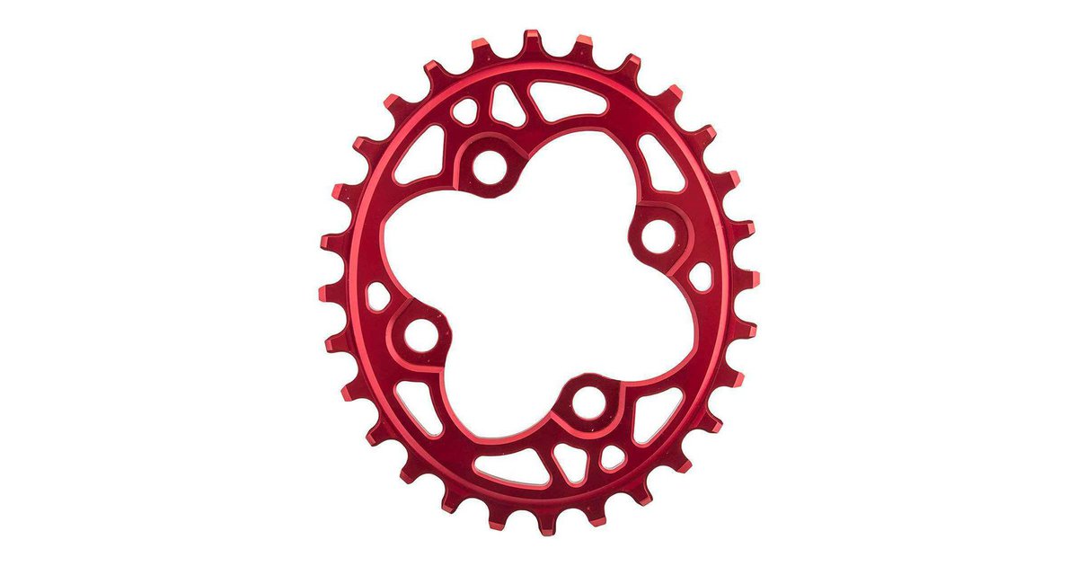 Absolute Black Oval 64 Bcd Chainring Rot,Rosa 26t