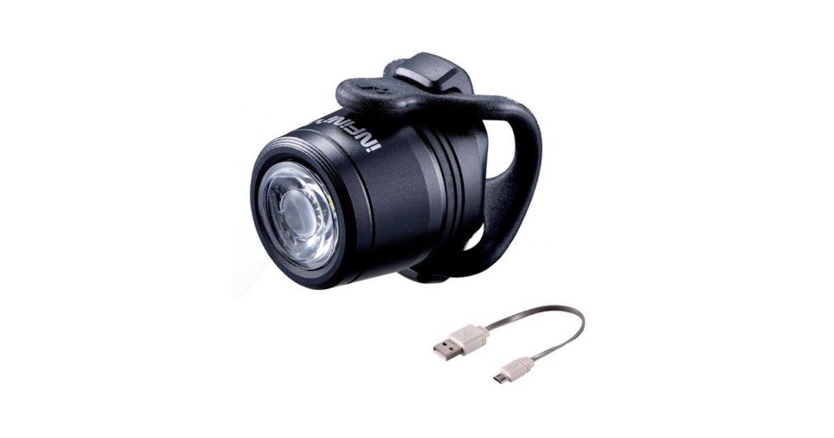 Infini Mini Luxo Front Light Schwarz