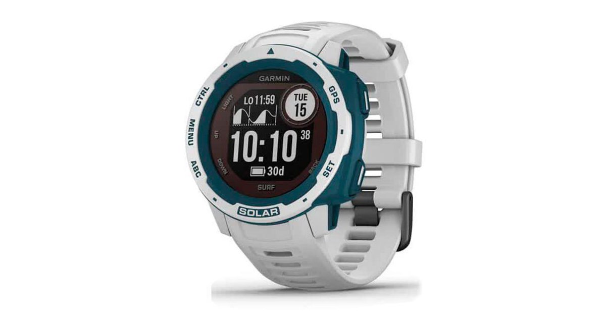 Garmin Instinct Solar Watch Weiß