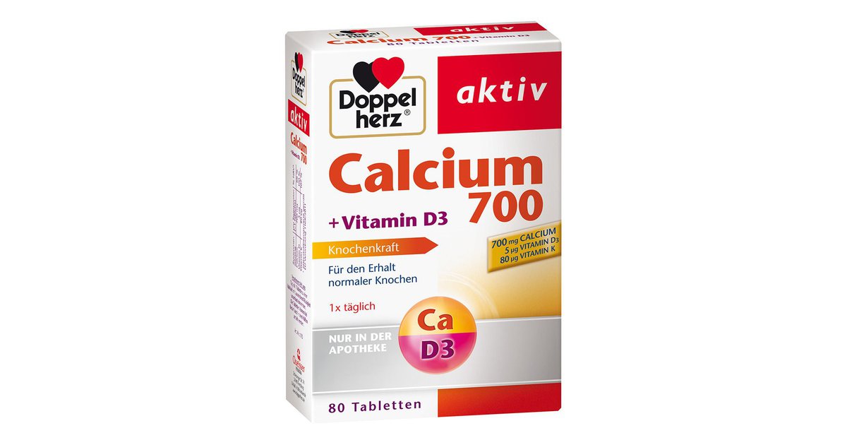 Doppelherz Calcium 700 + D3