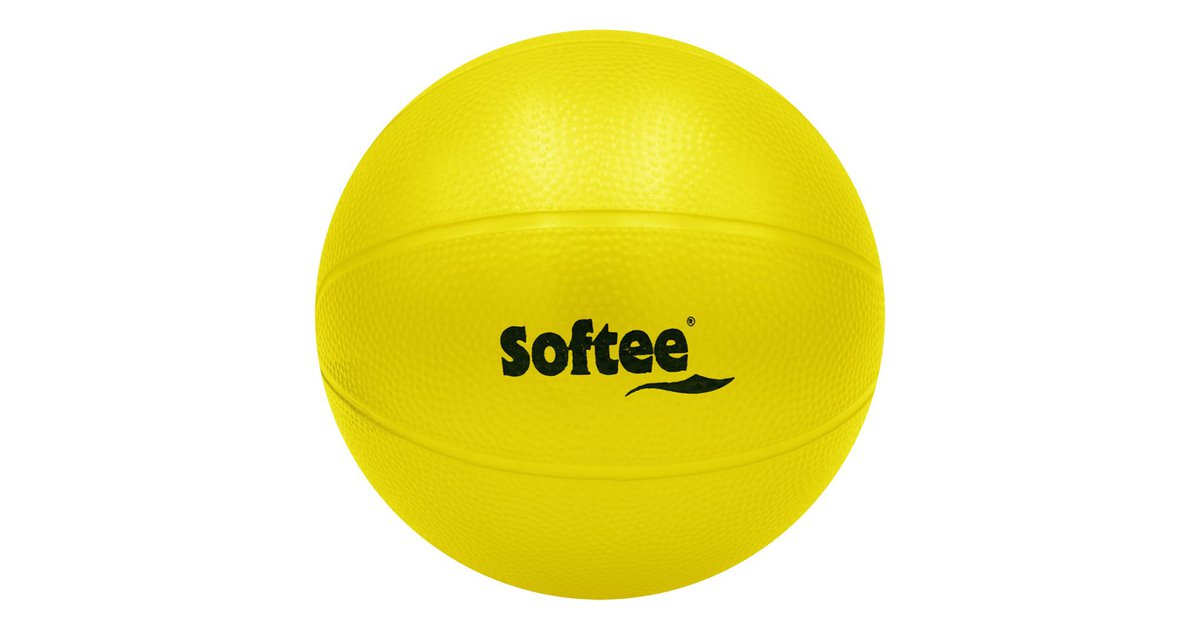 Softee Pvc Rough Water Filled Medicine Ball 4kg Gelb 4 kg