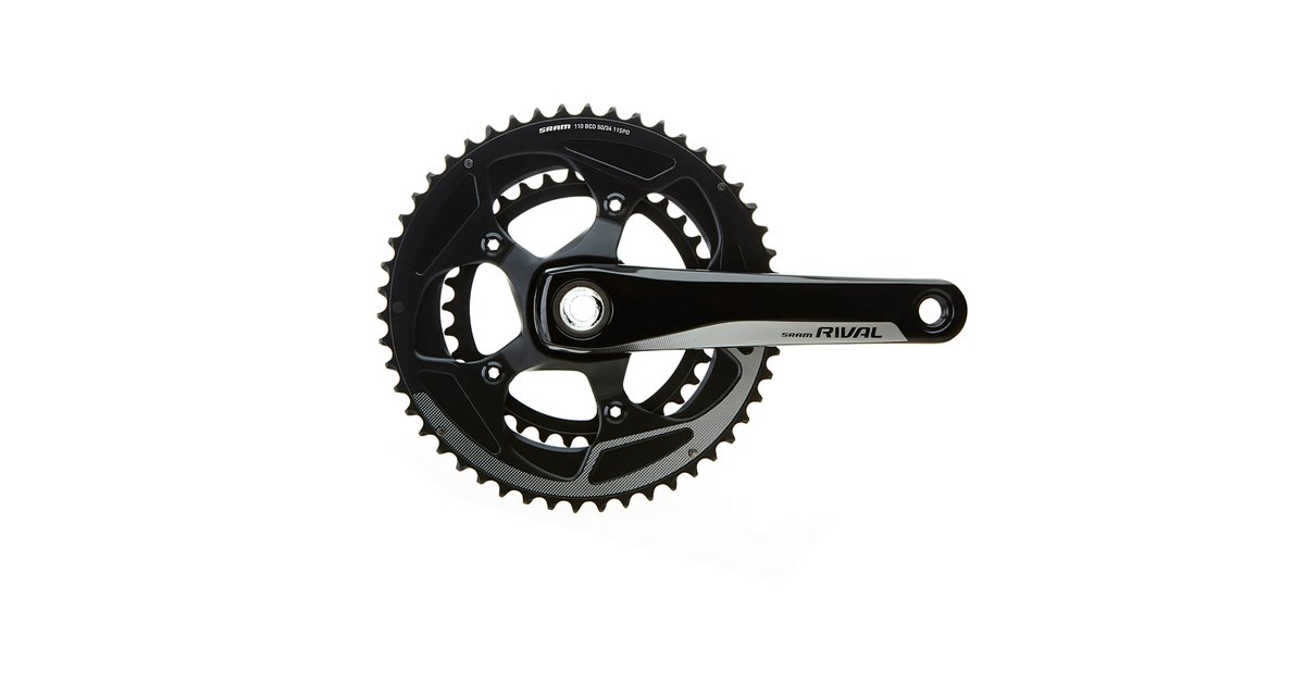 SRAM Rival 22 GXP Chainset - Black - 46-36T x 172.5mm