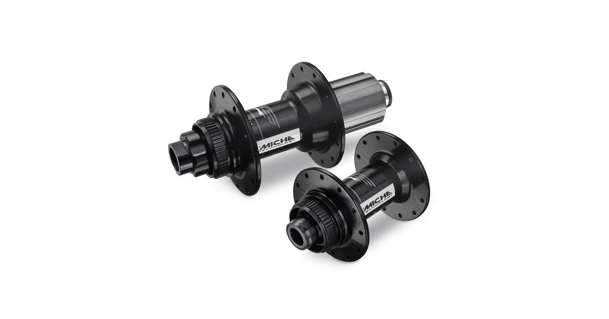 Miche Race Disc Centre Lock Hubs Pair - 24 Hole - Black - 24 Hole ...