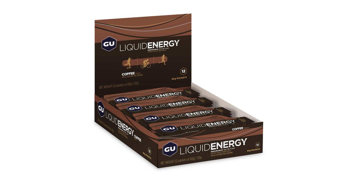 Gu Liquid Schachtel Mit Energiegelen Koffie 60g 12 Einheiten