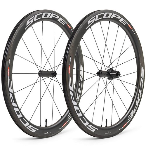 Scope R5 Carbon Clincher Wheelset - Campagnolo - White Decals