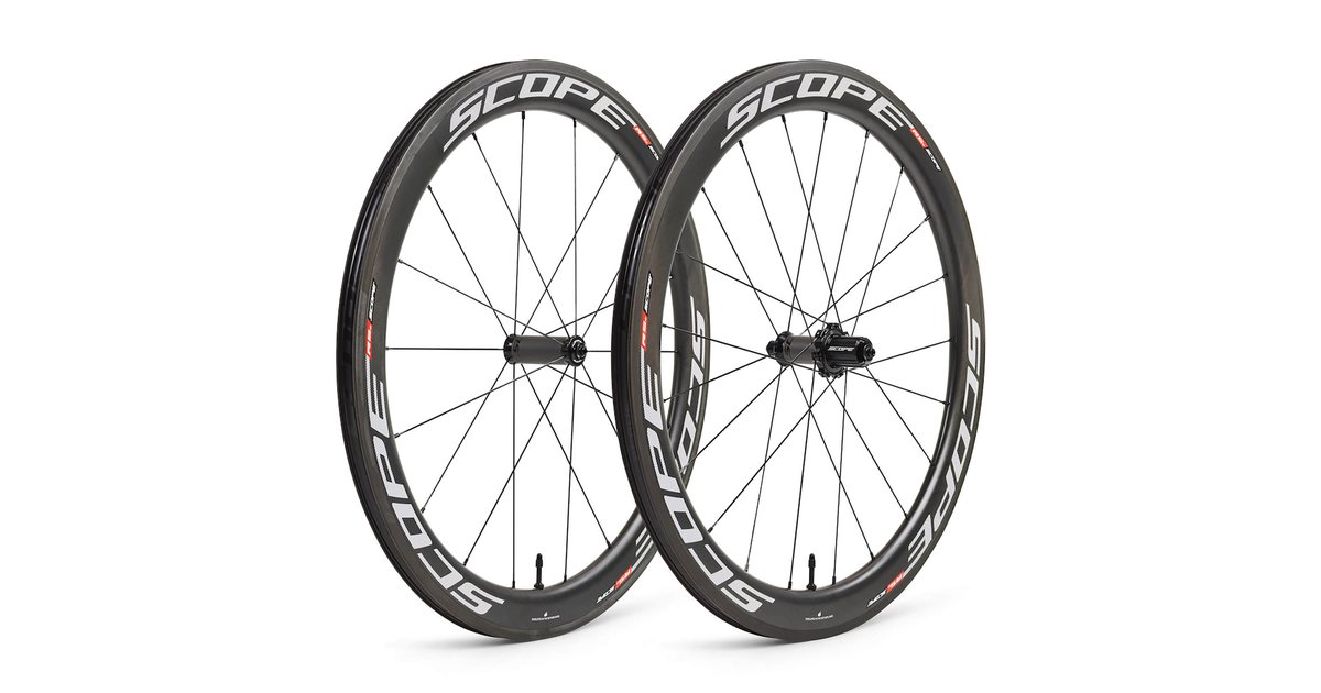 Scope R5 Carbon Clincher Wheelset - Campagnolo - White Decals