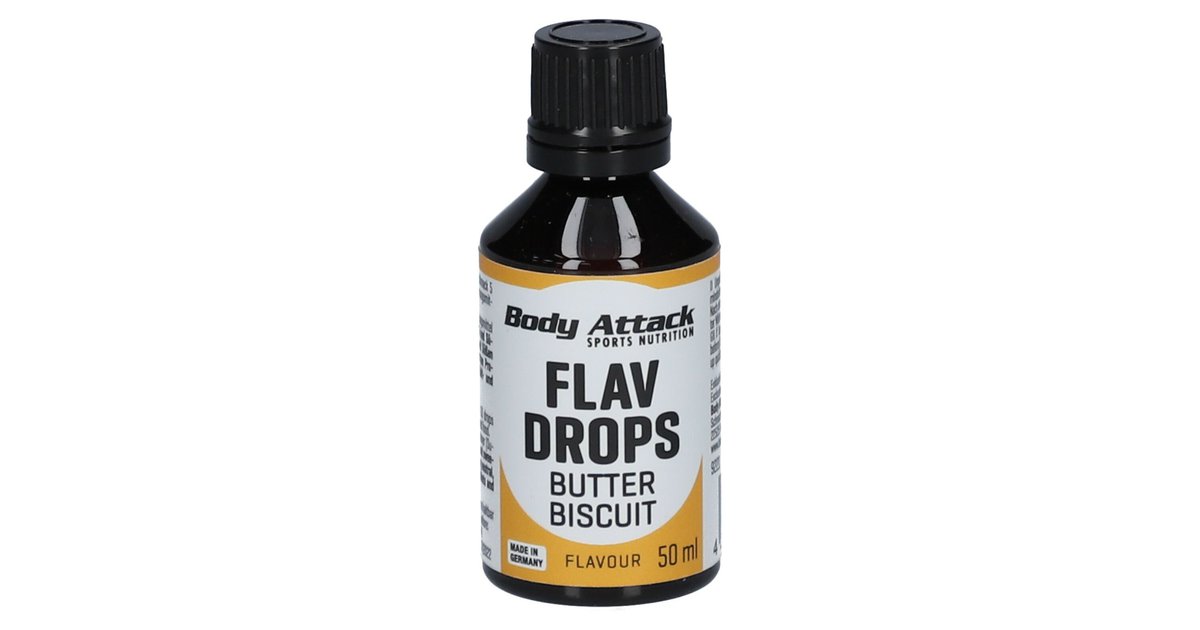 Body Attack Flav Drops Butter Biscuit