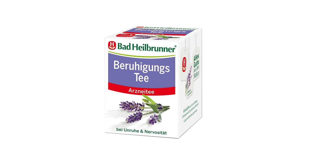 Bad Heilbrunner Beruhigungstee mit Lavendelblüten