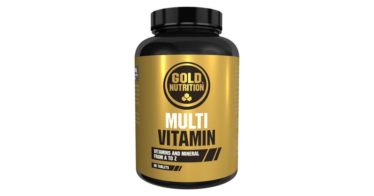 Gold Nutrition Multivitamin 60 Units Neutral Flavour Schwarz