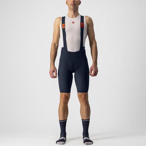 Castelli Premio Black Bib Short - L - Savile Blue