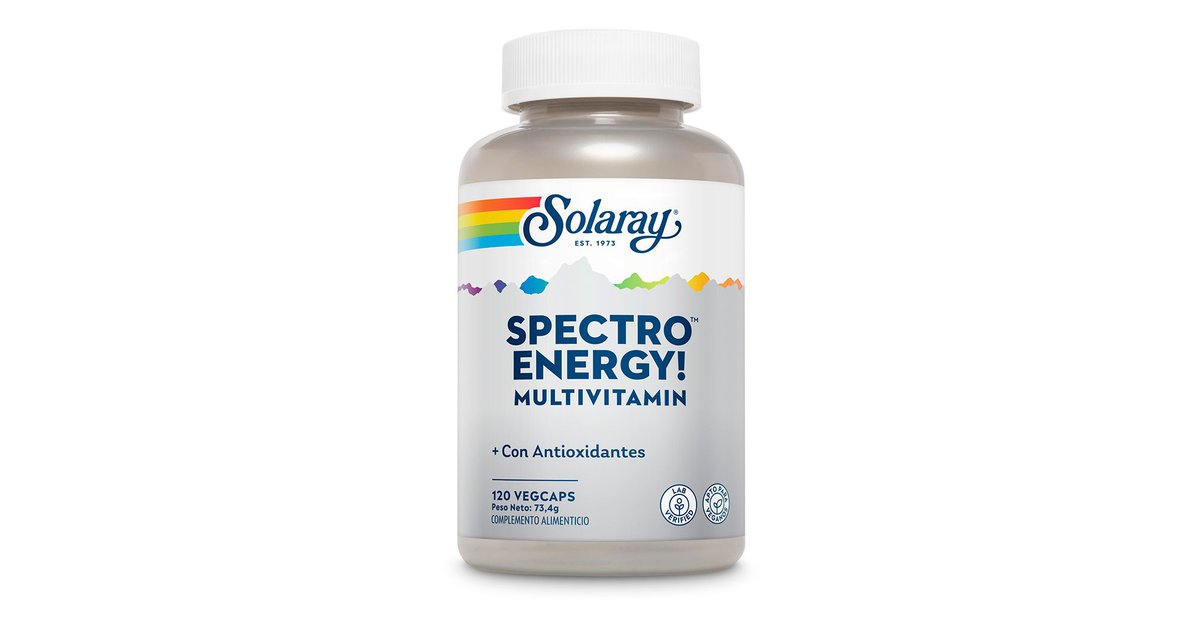 Solaray Spectro Energy Multi-vita-min Kapseln 120 Einheiten