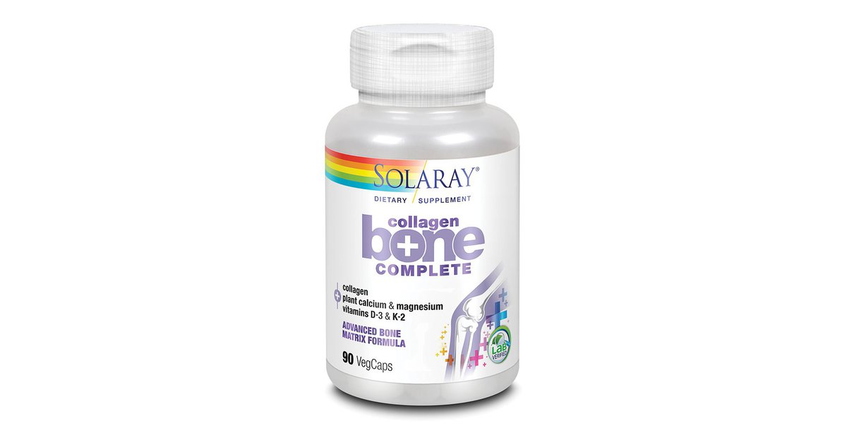 Solaray Collagen Bone Complete 90 Units Weiß