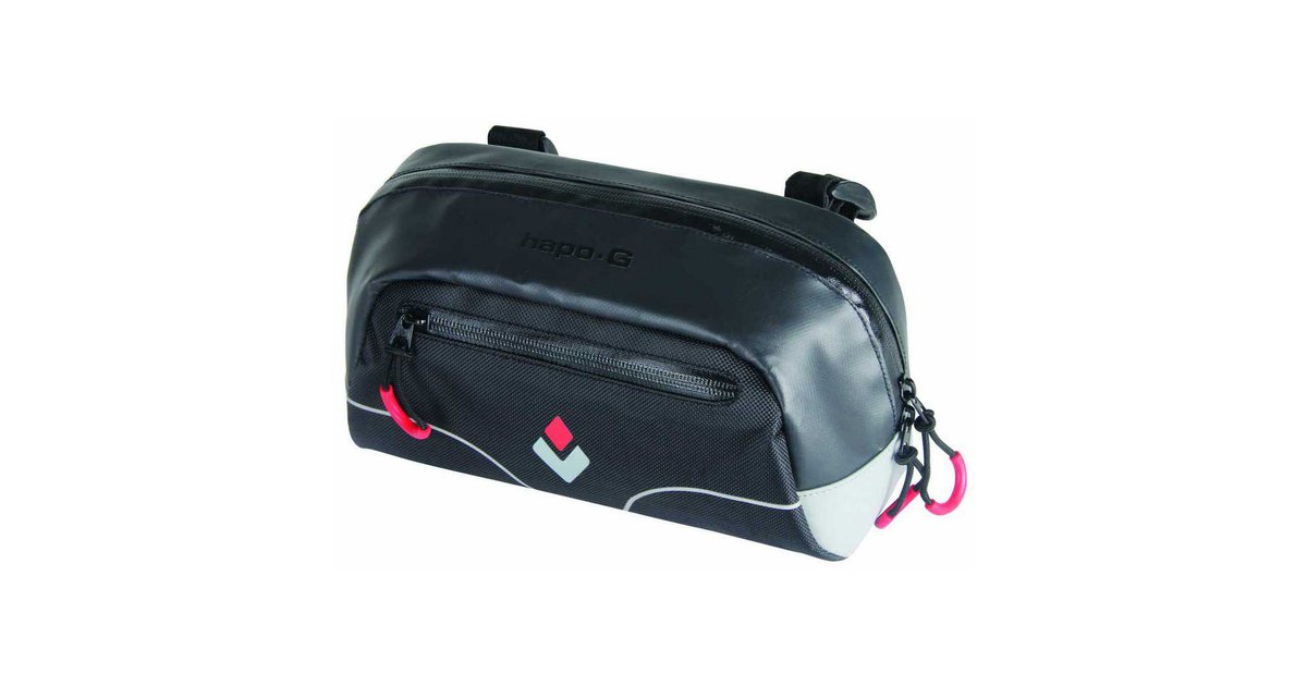 Hapo-g Hapo-g Compact Handlebar Bag Schwarz