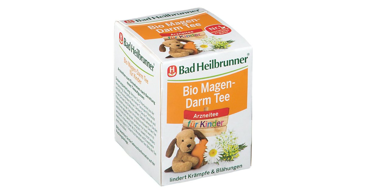 Bad Heilbrunner Bio Magen-Darm Tee für Kinder