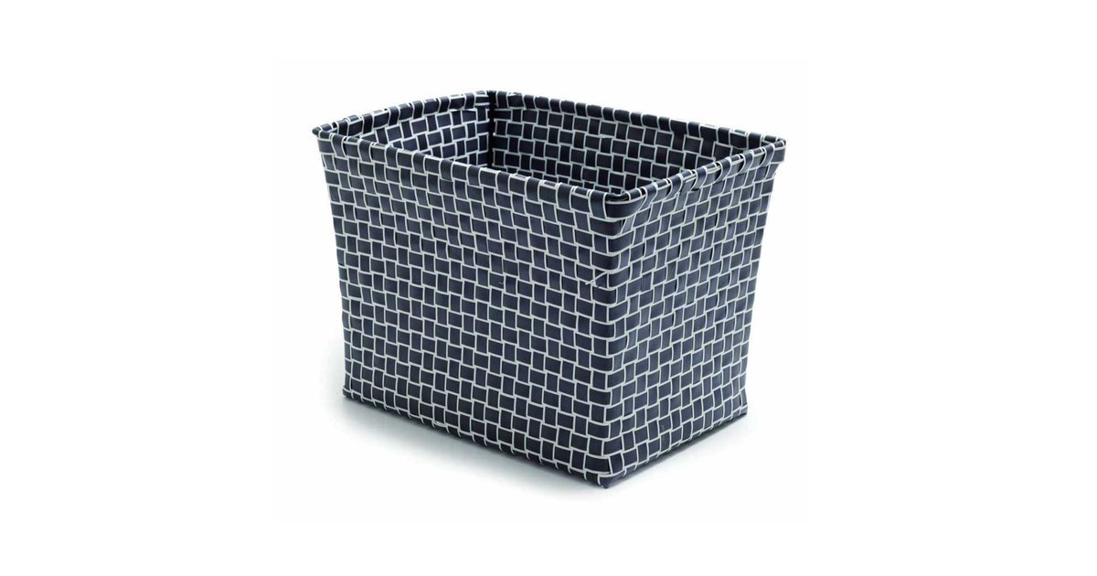 Bonin Square Braid Front Basket Schwarz