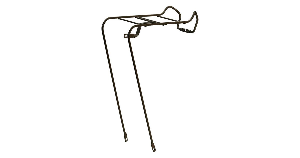 Zanchetta Pannier Rack With Light Stand Schwarz 28 - 700