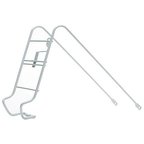Zanchetta Pannier Rack With Light Stand Silber 28 700