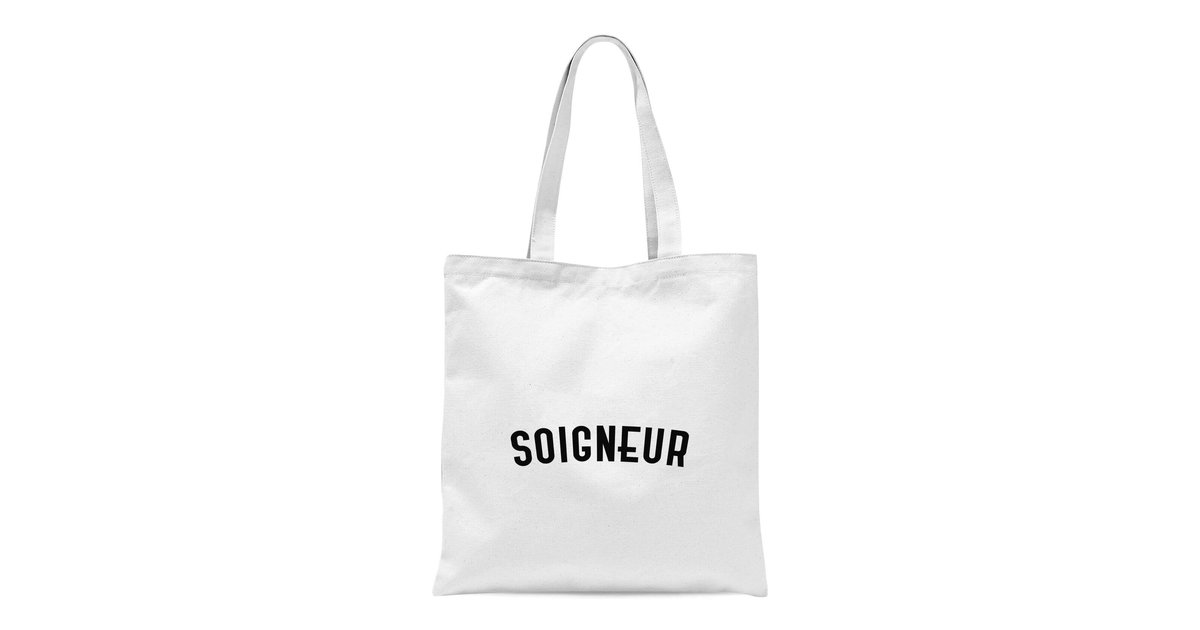 The Broom Wagon Soigneur Tote Bag - White