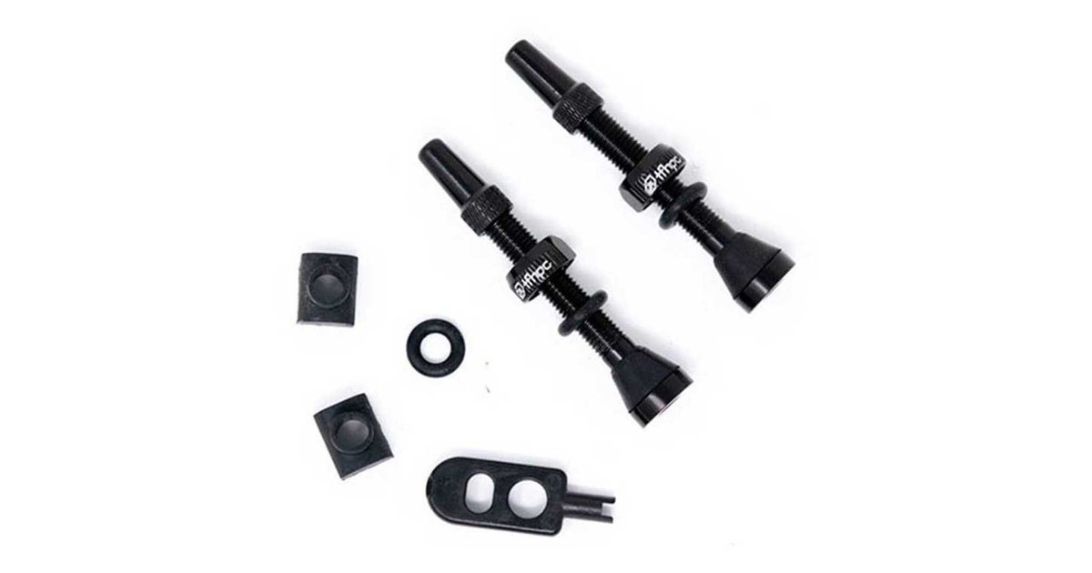 Tfhpc Aluminium Valves Set Schwarz 44 mm