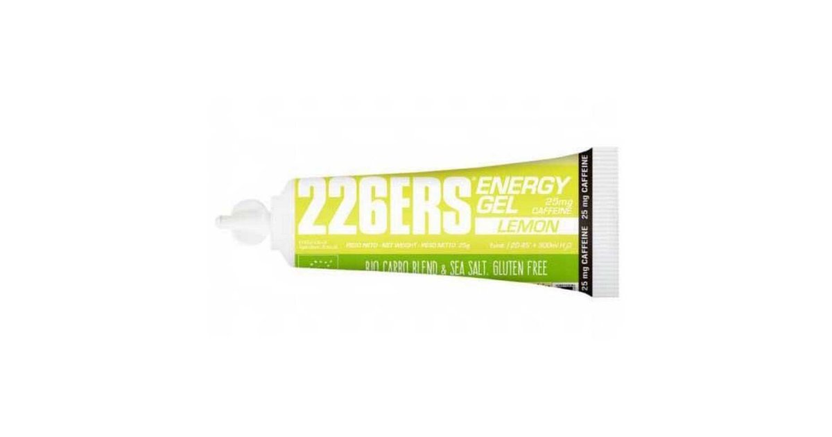 226ers Bio 25mg Caf Schachtel Mit Energiegelen Zitrone 25g 40 Einheiten