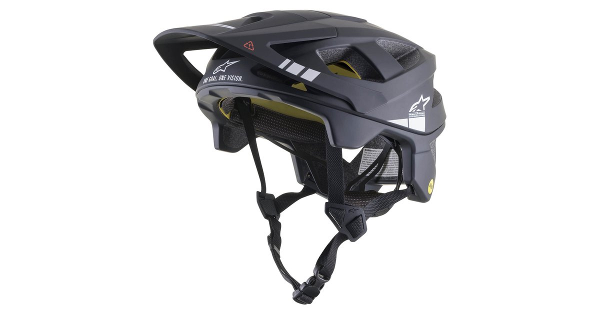 alpinestars Alpinestars Vector Tech A1 Helmet - L - Matte Black/Light Grey