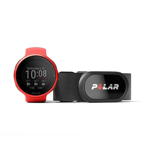Polar Vantage V2 Hr Watch Rot ML