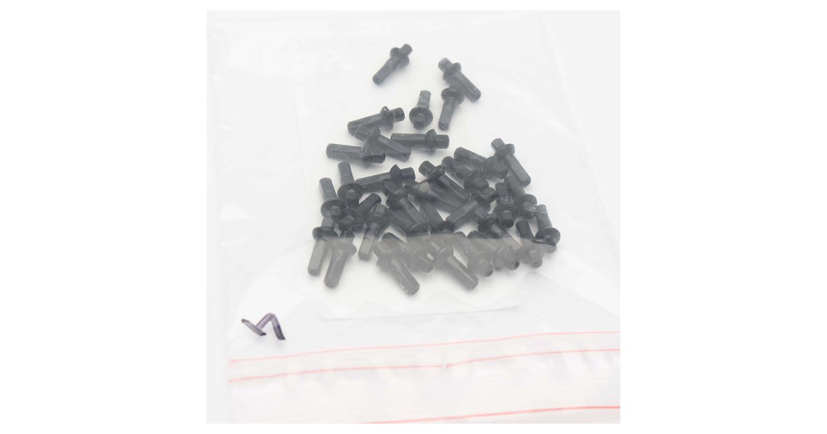 Zipp Doble 7 X16 Mm Spokes Nuts 34 Units Grau