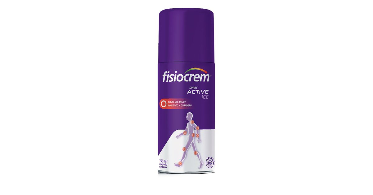 Fisiocrem Spray Active Ice 150ml Lila