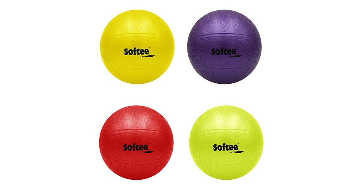 Softee Water Rough Pvc 2.5kg Medicine Ball Gelb 2.5 kg