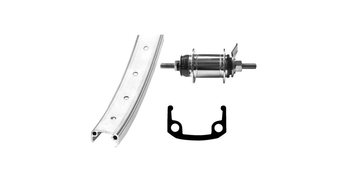 Ridewill Rt Shimano 1s Coaster Brake Rear Wheel Schwarz 8.5 x 110 mm