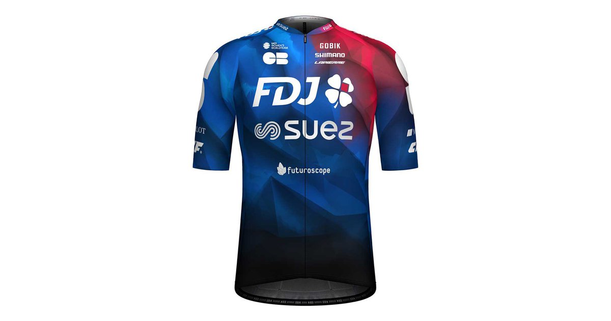 Gobik Movistar Odyssey Fdj Suez 2024 Kurzarm-radtrikot