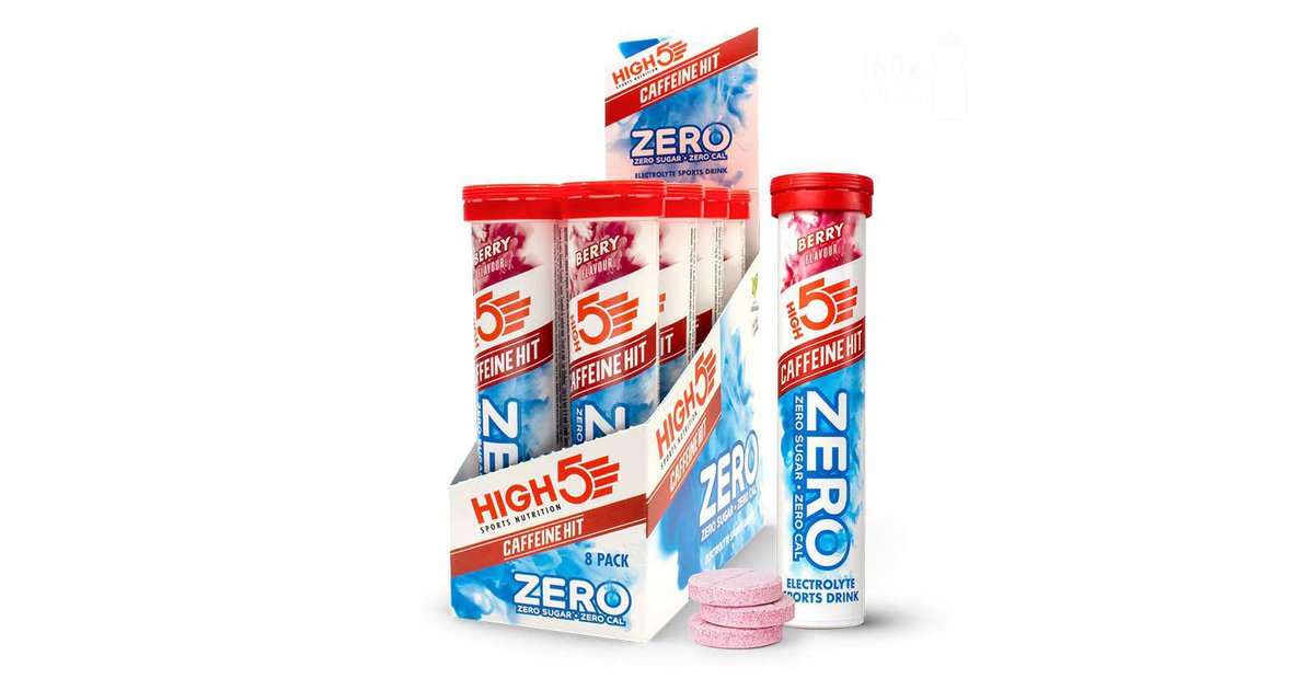High5 Zero Caff Hit Tablettenbox Beere 8 Einheiten