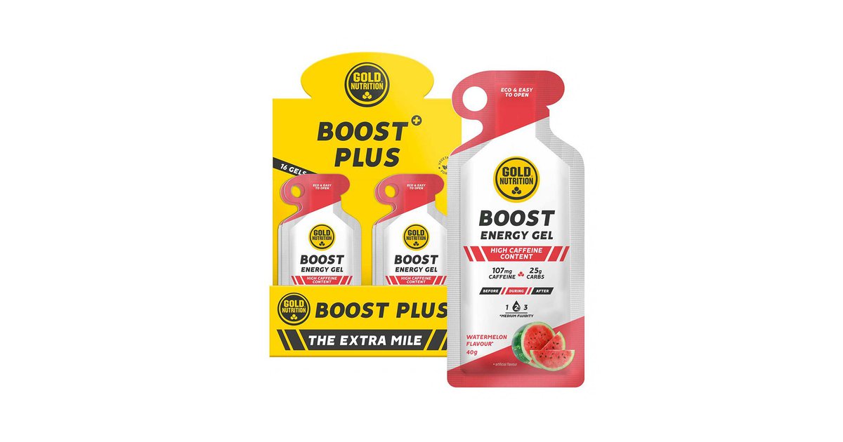 Gold Nutrition Boost Plus Schachtel Mit Energiegelen 40g 16 Einheiten