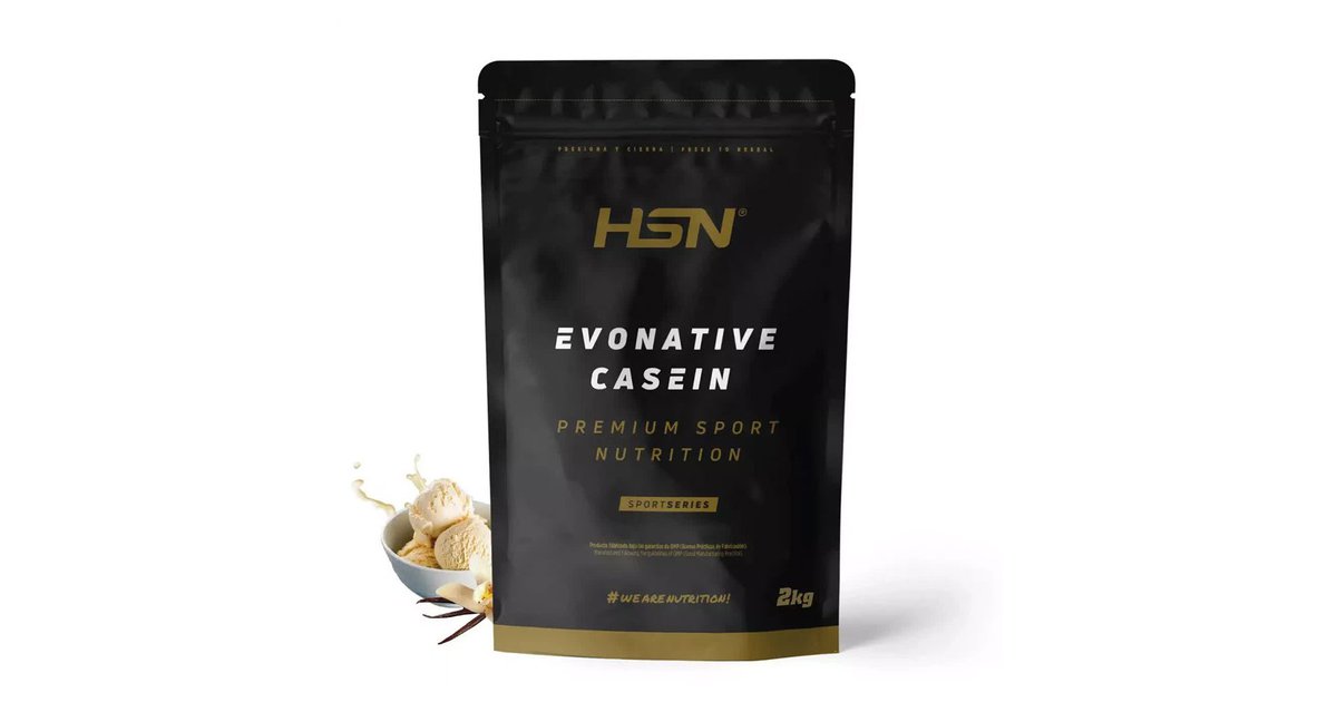 Hsn Evonative Casein 2kg Vanilla Ice Cream Energy-drink Monodosis