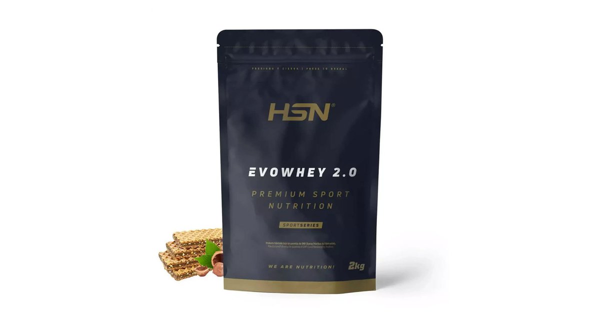 Hsn Evowhey Protein 2.0 2kg Hazelnut Cream Wafer Energy-drink Monodosis