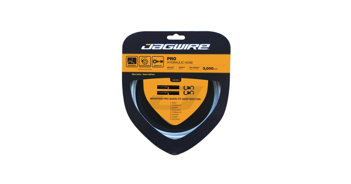 Jagwire Cable Pro Hydraulic Hose Kit-sterling Silver Schwarz